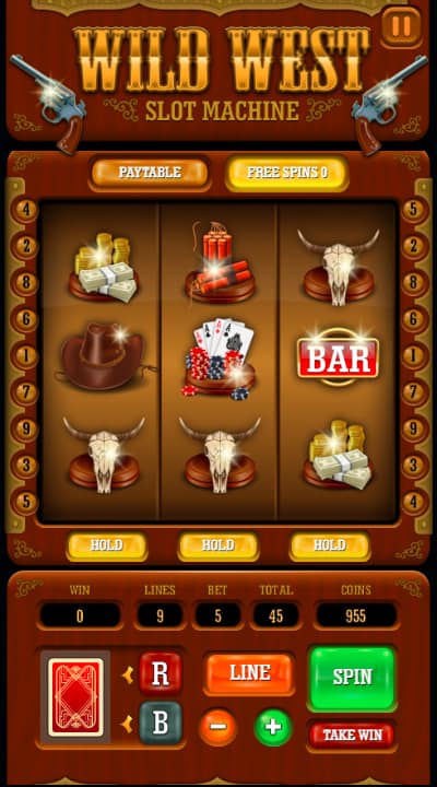 Wild West Slot Machine - Online-Spiel - Spiele Jetzt | Spiels